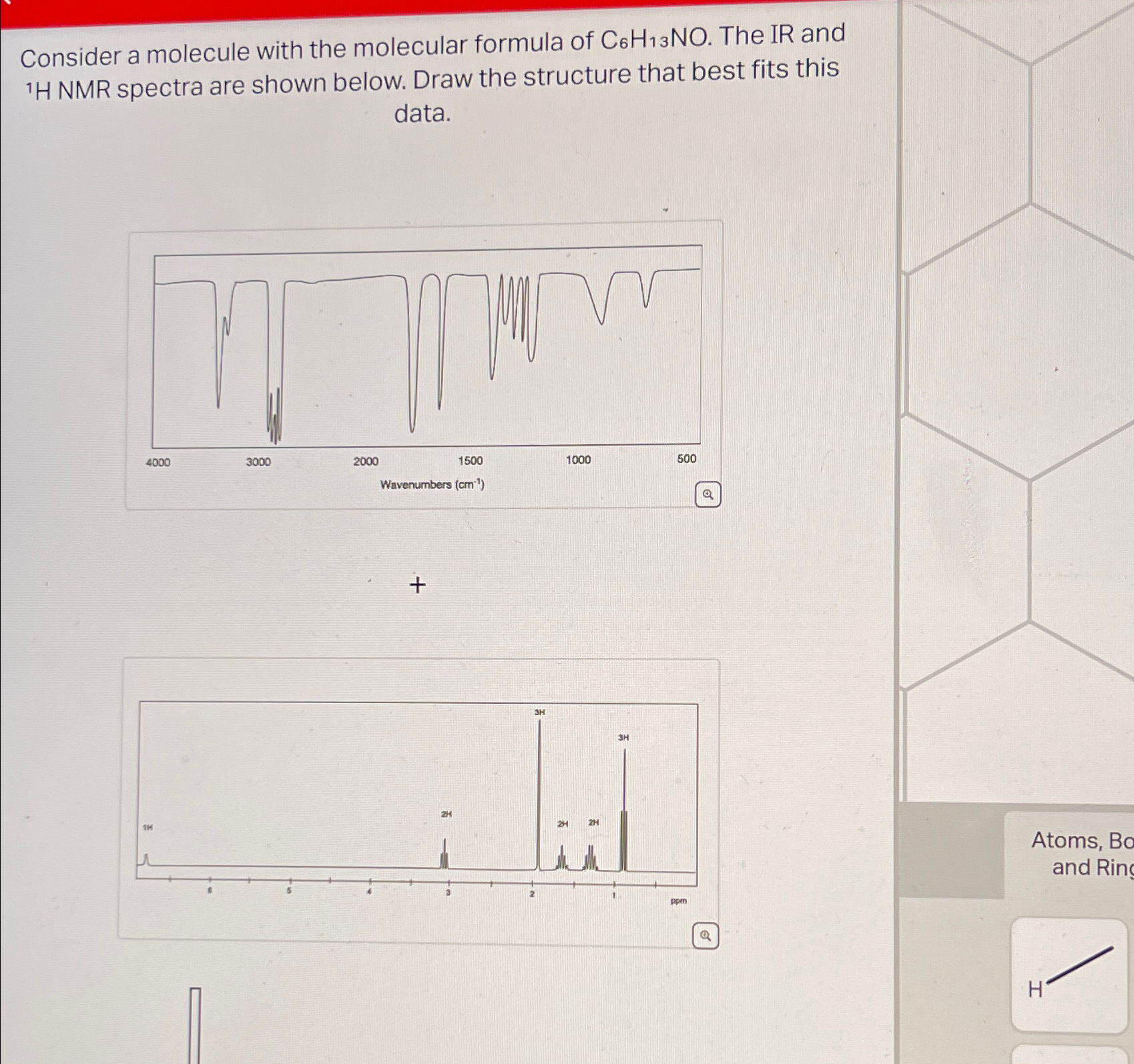 Consider a molecule with the molecular formula of | Chegg.com