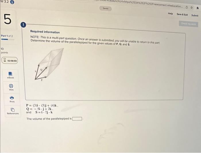 Required information NOTE: This is a multh-part | Chegg.com