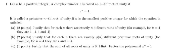 Solved 4. Let p be an odd prime number, g a primitive root | Chegg.com