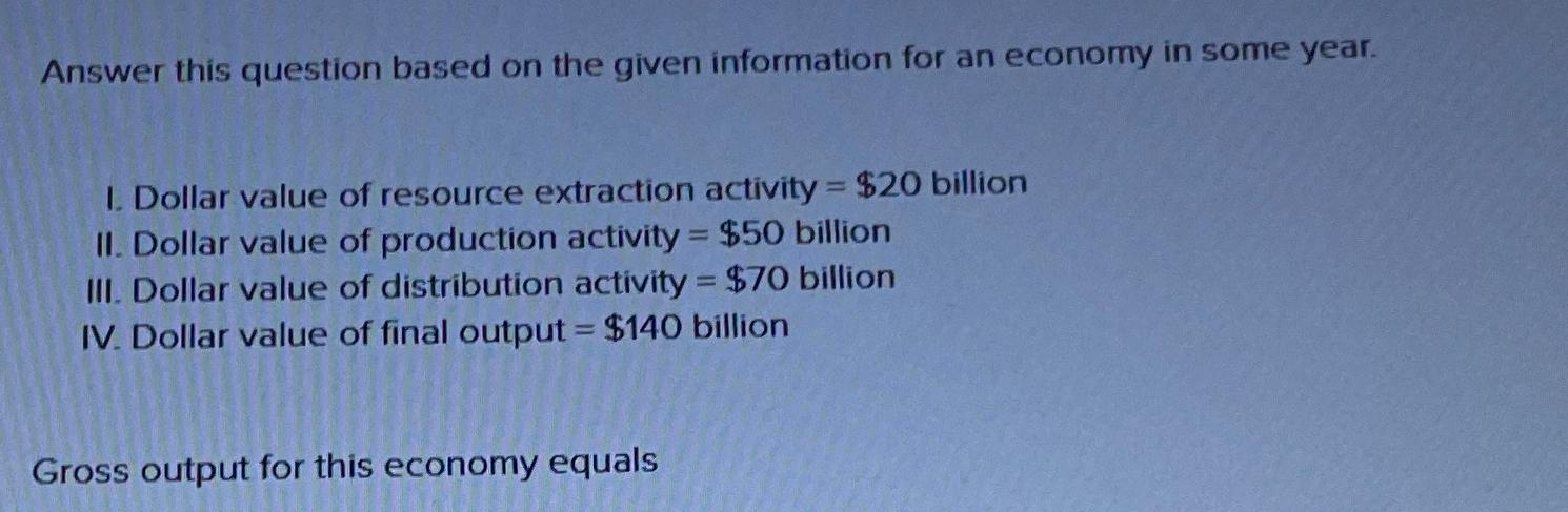 Solved Answer this question based on the given information | Chegg.com