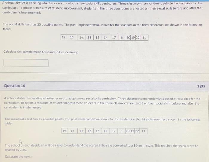 Solved A School District Is Deciding Whether Or Not To Adopt Chegg