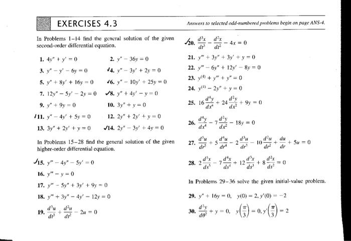 Solved EXERCISES 4.3 Answers to selected add-ntembered | Chegg.com