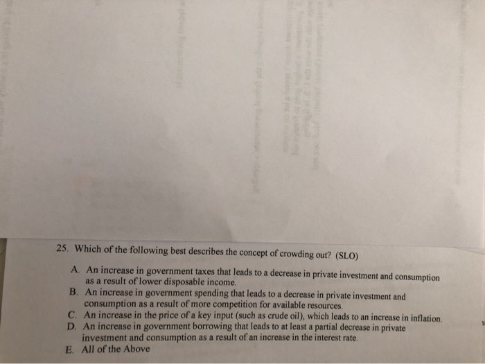 Solved 25. Which of the following best describes the concept | Chegg.com
