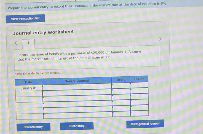 Solved Problem 14-8AA (Algo) Computing bond price and | Chegg.com