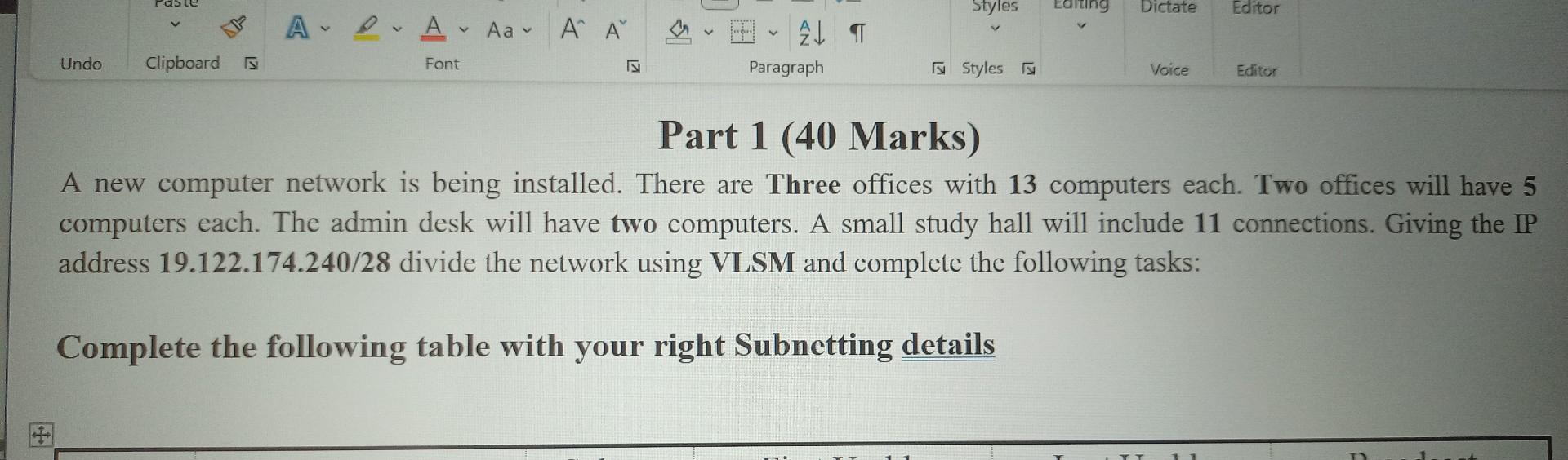 Solved Part 1 (40 Marks) A new computer network is being | Chegg.com
