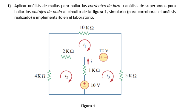 Solved Aplicar Análisis De Mallas Para Hallar Las Corrientes