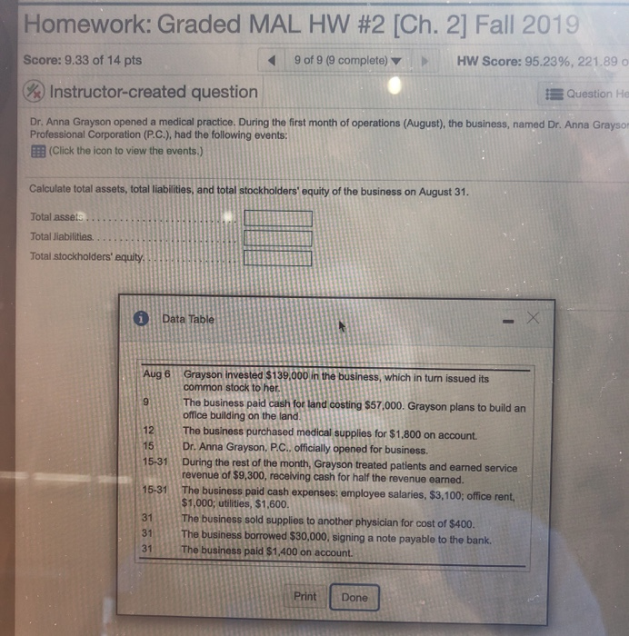Solved Homework: Graded MAL HW # 2 [ Ch . 2] Fall 2019 | Chegg.com
