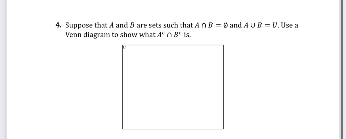 Solved Suppose that A and B ﻿are sets such that A∩B=O? ﻿and | Chegg.com