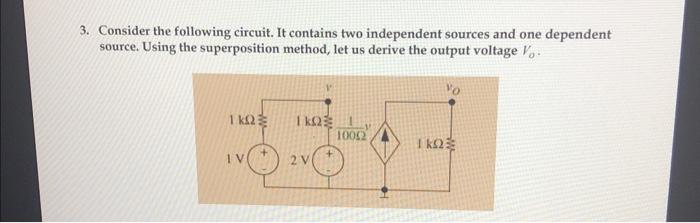 Solved 3. Consider the following circuit. It contains two | Chegg.com