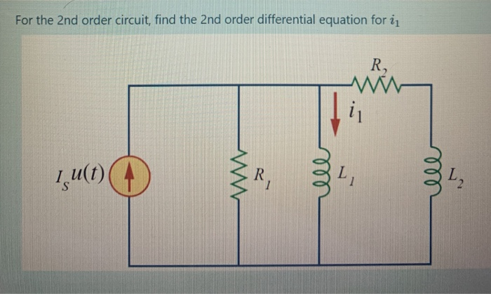 Solved For the 2nd order circuit, find the 2nd order | Chegg.com