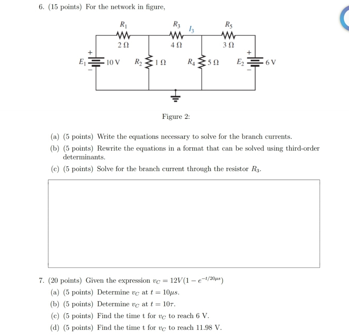 Solved send to expert(15 ﻿points) ﻿For the network in | Chegg.com