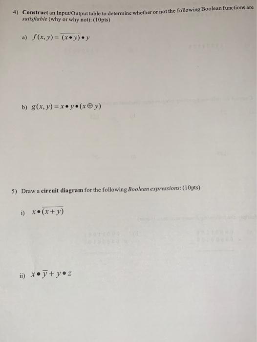 Solved 1) Construct the truth table of the following logical | Chegg.com