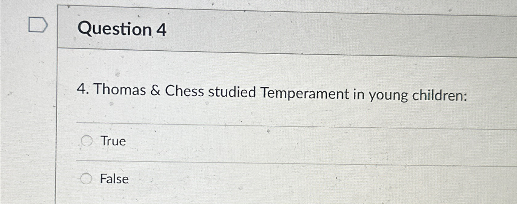 Solved Question 44. ﻿Thomas & Chess studied Temperament in | Chegg.com