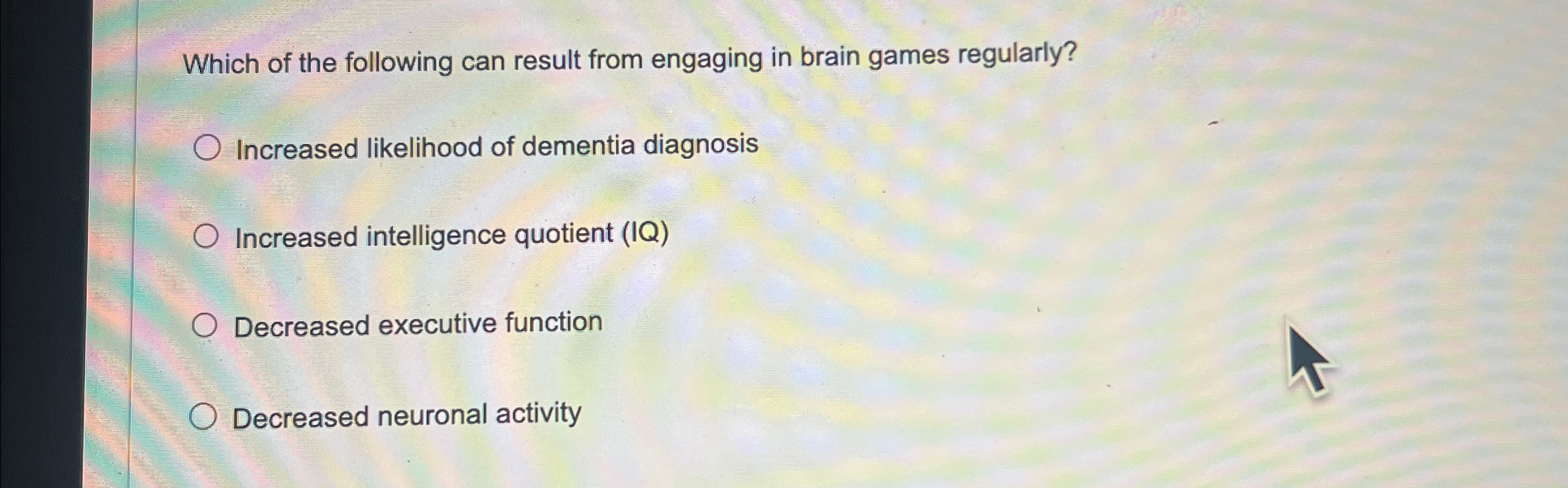 Solved Which of the following can result from engaging in | Chegg.com