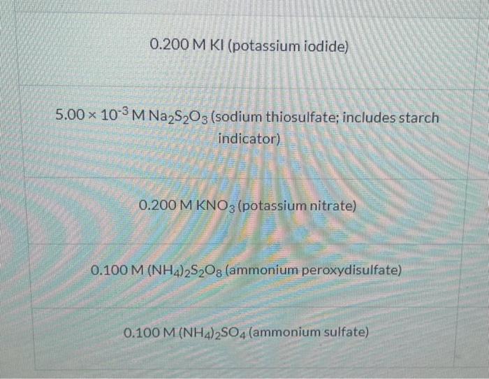 Using your own lab-obtained data, calculate the rate | Chegg.com