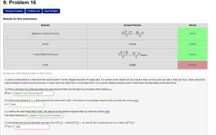 Solved 9 Problem 17 Previous Problem Problom Le Next 5261