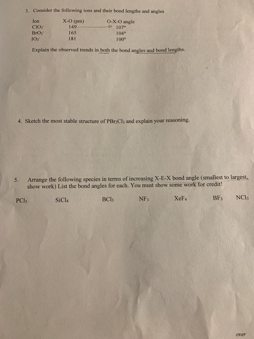 Solved 2. Borazine N3B3H6 is often referred to as the | Chegg.com