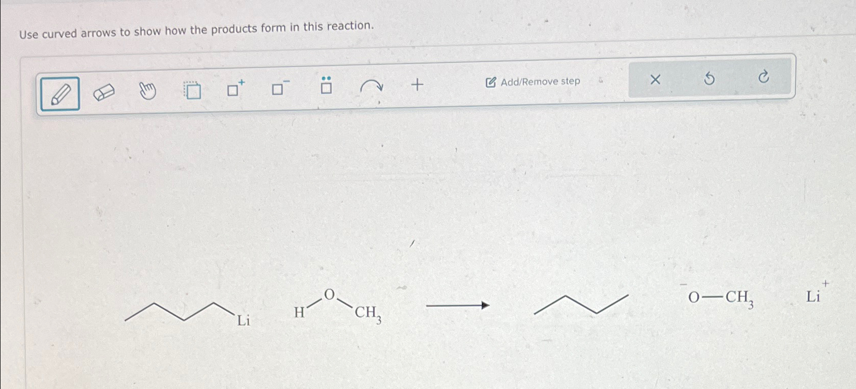 Solved Use curved arrows to show how the products form in | Chegg.com