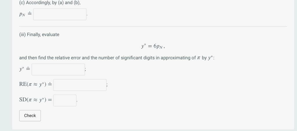 Fixed Point Iteration All Numerical Results Should