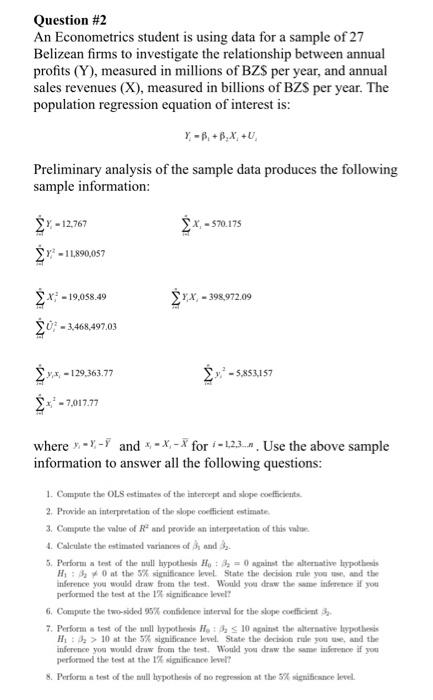 Solved Question #1 a. What is formula for the variance of | Chegg.com