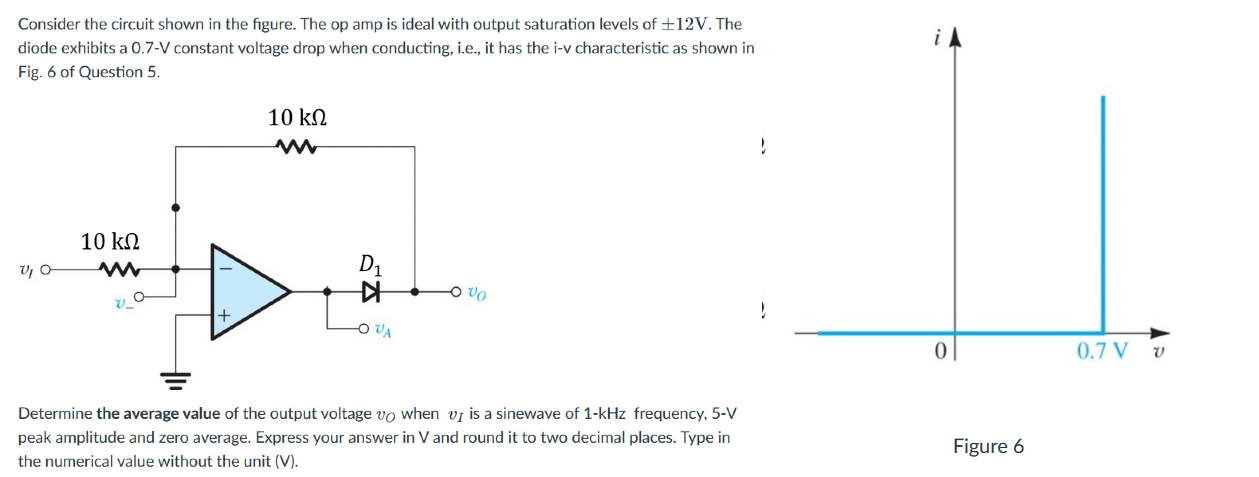 Solved Consider The Circuit Shown In The Figure The Op Amp