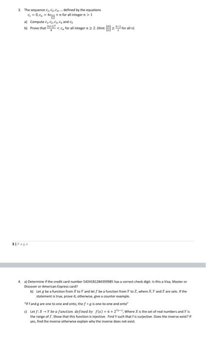 Solved discrete Please use standard mathematical notations | Chegg.com