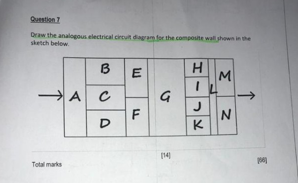 Solved Question 7 Draw the analogous electrical circuit | Chegg.com Solved Question 7 Draw the analogous electrical circuit | Chegg.com