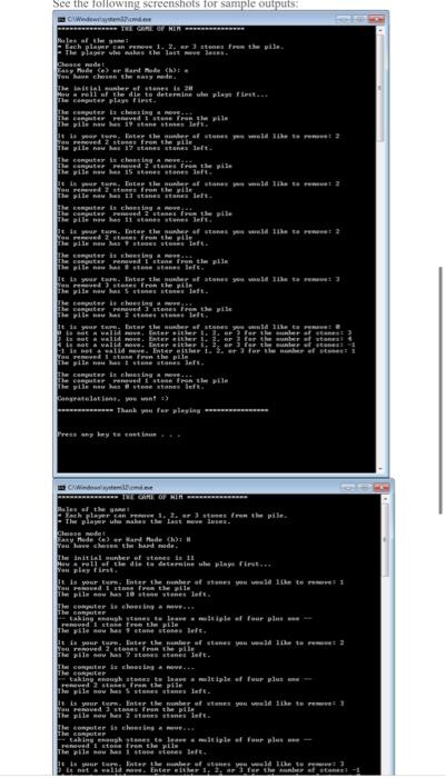 Solved The game of Nim is a mathematical game of strategy | Chegg.com
