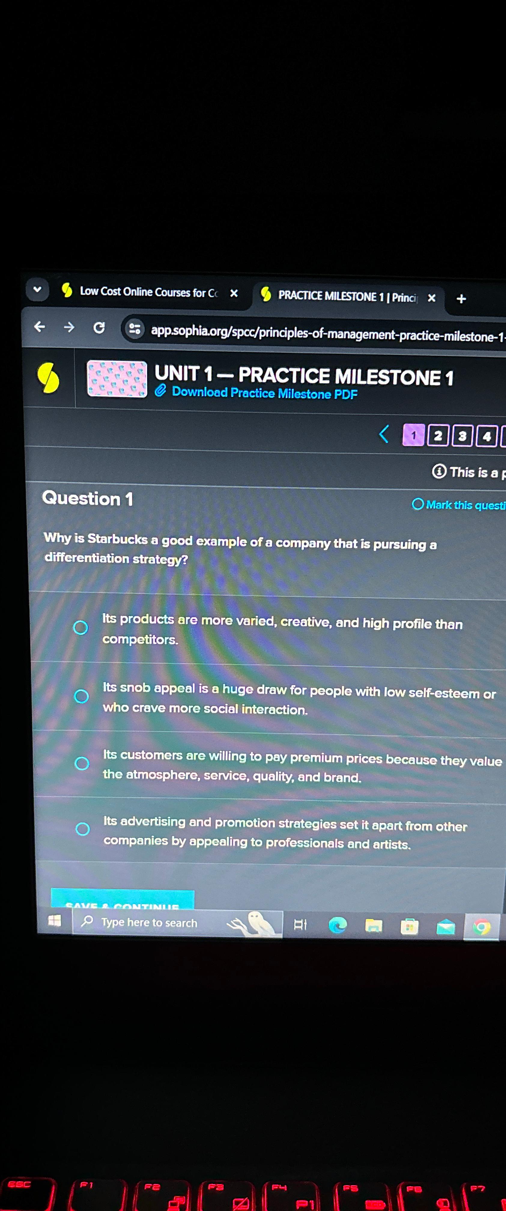 Solved UNIT 1 - ﻿PRACTICE MILESTONE 1 ﻿Download Practice | Chegg.com