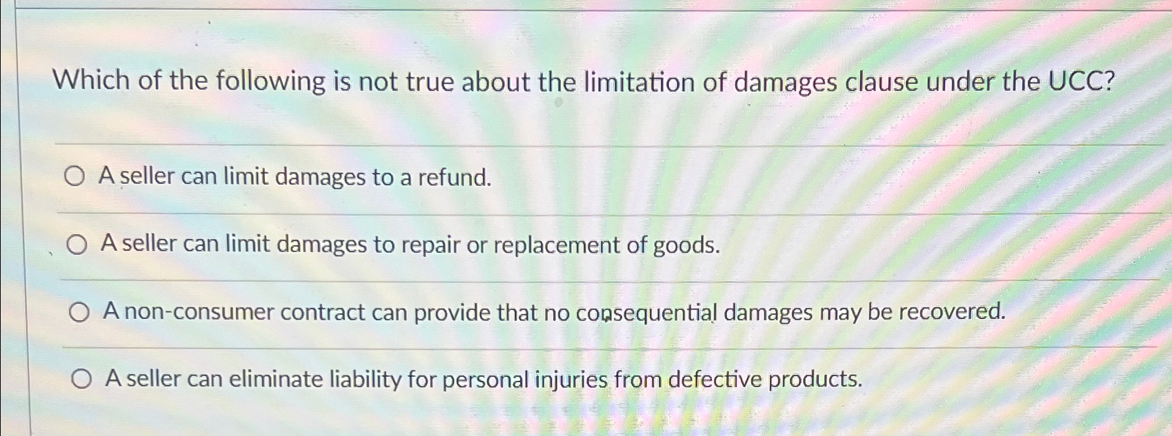 Solved Which of the following is not true about the | Chegg.com