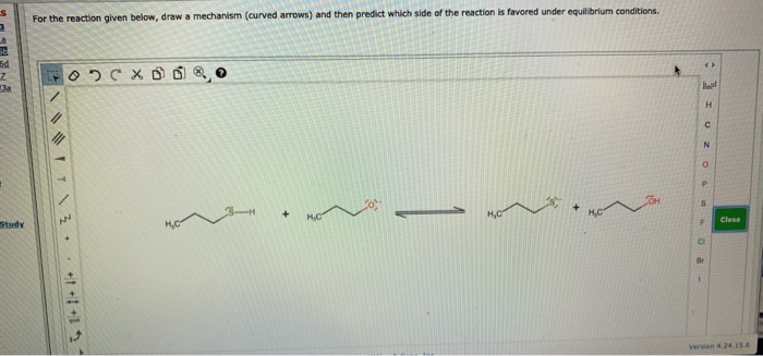 Solved For the reaction given below, draw a mechanism | Chegg.com