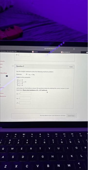 Solved P−t+tr ⎩⎨⎧x1≥3a1+a2≤8a1≥0r2≥9 r4= P. | Chegg.com
