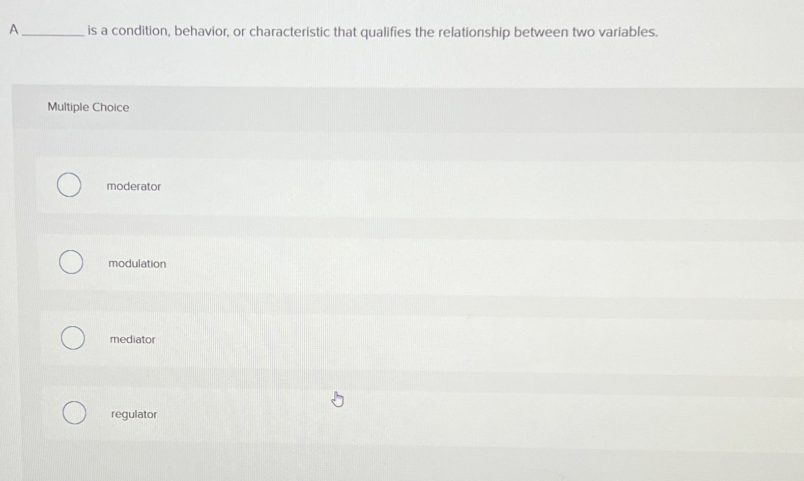 Solved A is a condition, behavior, or characteristic that | Chegg.com