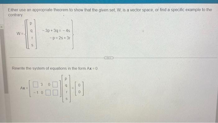Solved Either use an appropriate theorem to show that the | Chegg.com