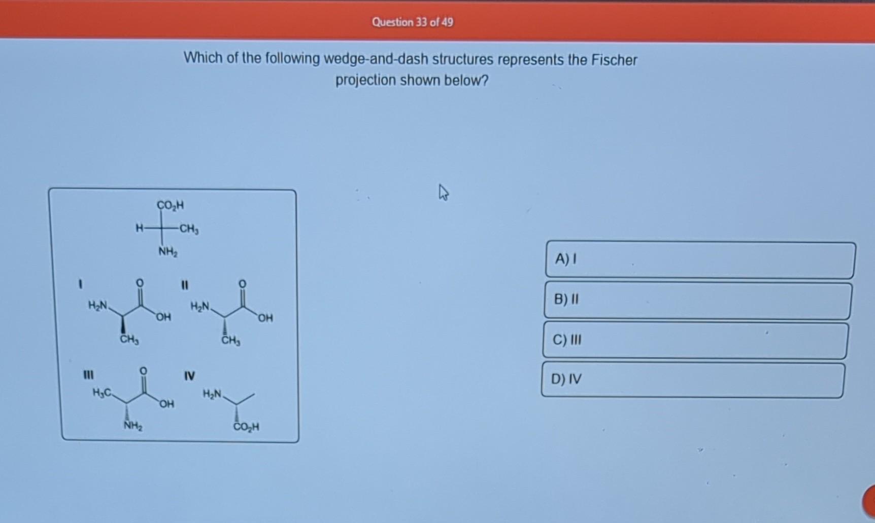 Solved Which of the following wedge-and-dash structures | Chegg.com