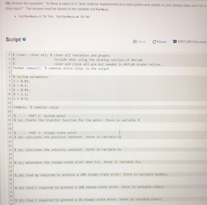 Solved Steady-state analysis of a motor speed controller A | Chegg.com