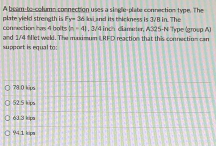 Solved The maximum deflection of W10x17 beam subjected to | Chegg.com