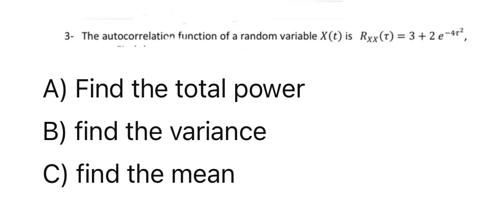 3 ﻿the Autocorrelation Function Of A Random Variable 3031