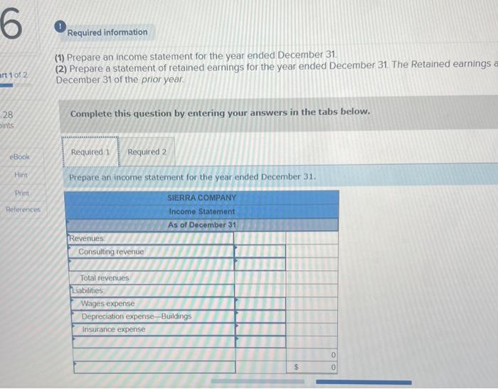 Solved QS 3-30 (Algo) Preparing an income statement \& | Chegg.com