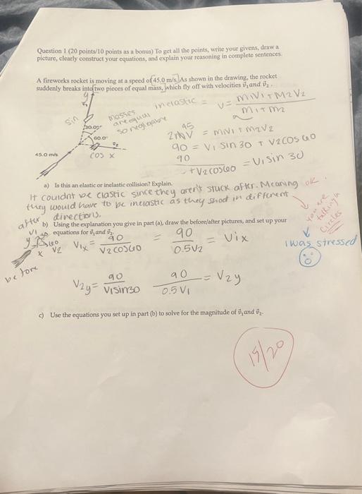 Solved Question 1 (20 points 10 points as a bonus) To get | Chegg.com Solved Question 1 (20 points 10 points as a bonus) To get | Chegg.com