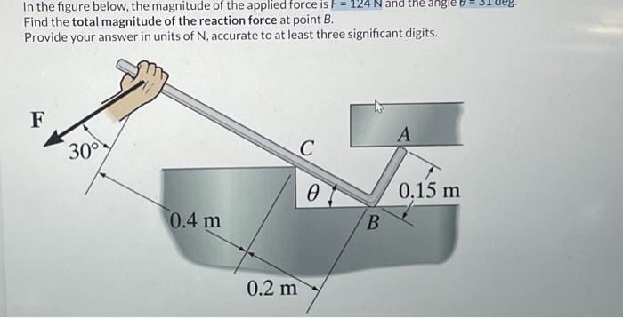 Solved In the figure below, the magnitude of the applied | Chegg.com