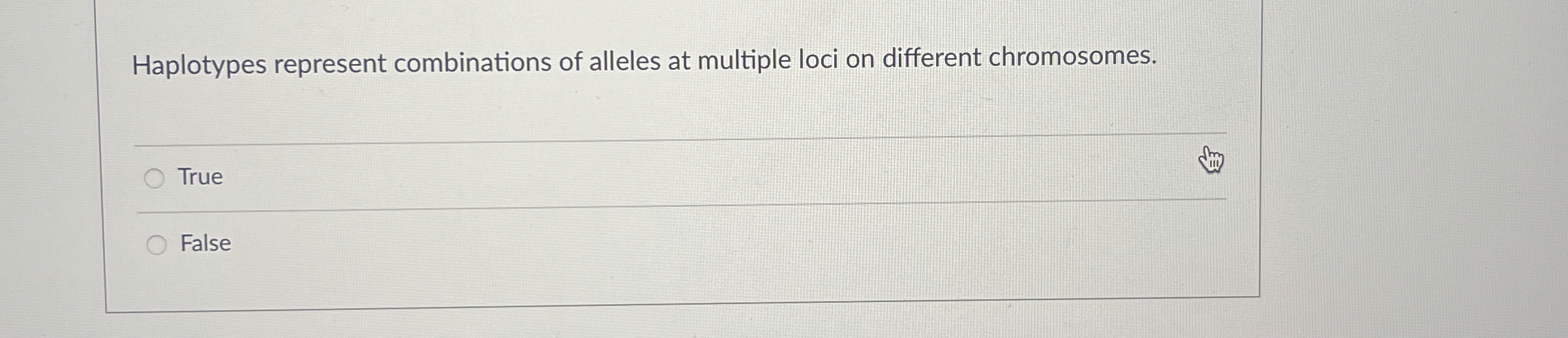 Solved Haplotypes represent combinations of alleles at | Chegg.com