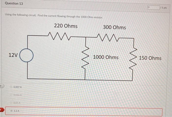 Solved Using the following circuit. Find the current flowing | Chegg.com