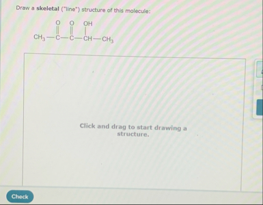 Solved Draw a skeletal ("line") ﻿structure of this | Chegg.com