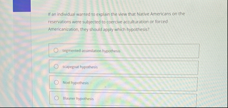Solved If an individual wanted to explain the view that | Chegg.com