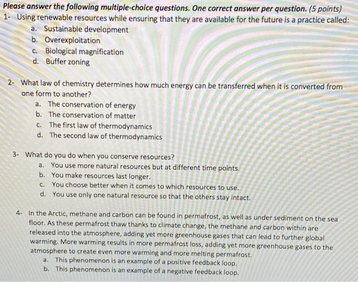 Solved Please answer the following multiple-choice | Chegg.com