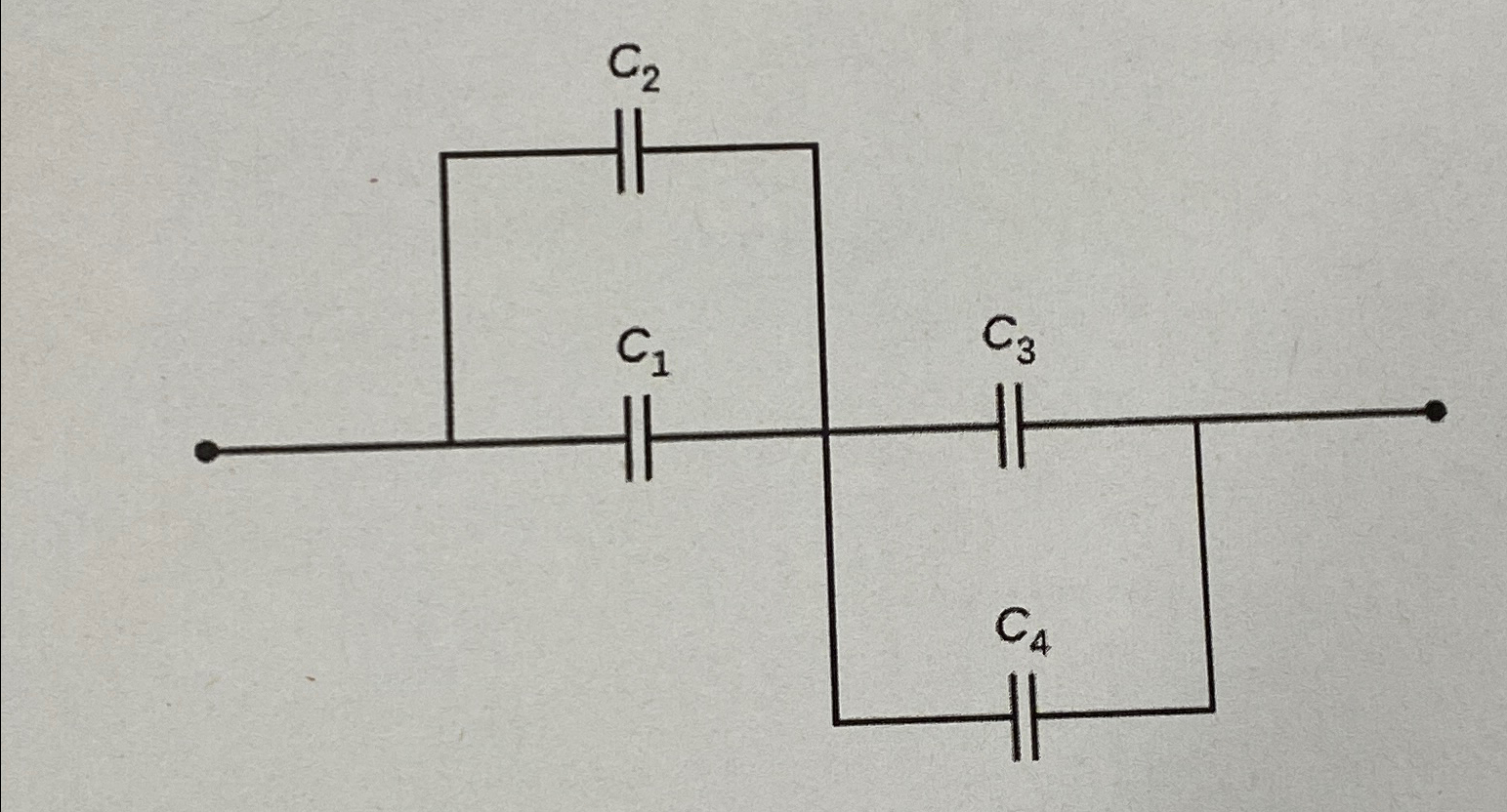 Solved Determine the equivalence c1=c2=4x10^-6f, | Chegg.com