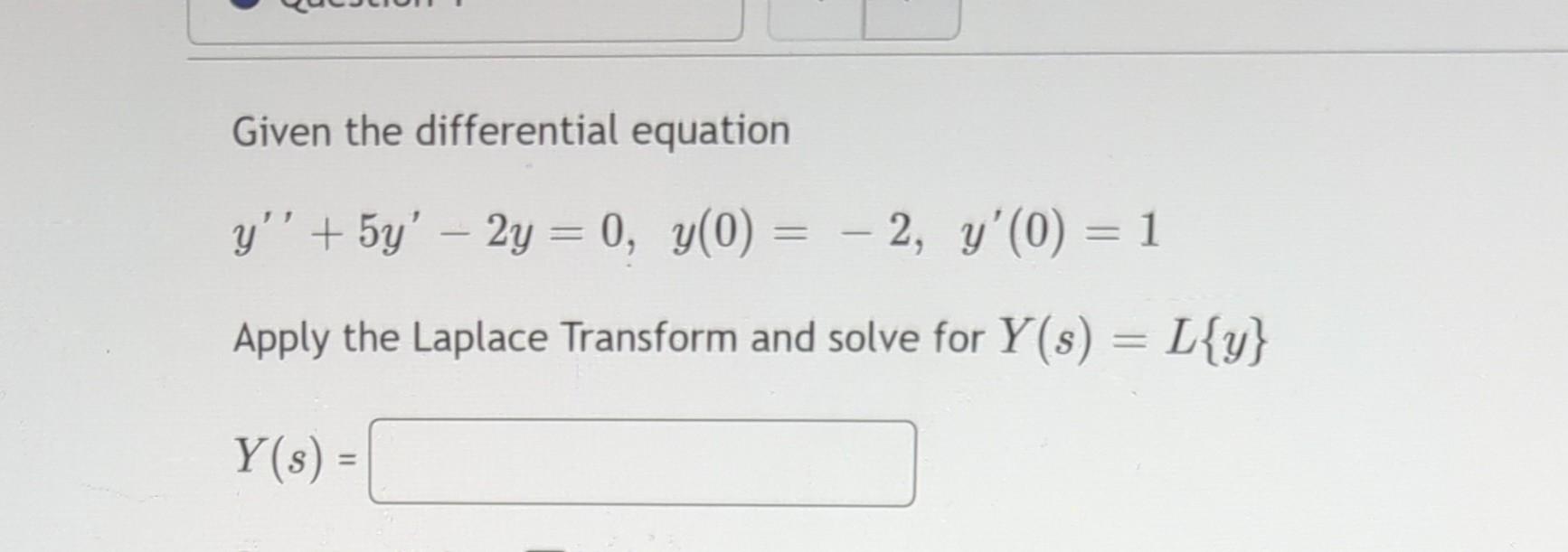 Solved Given the differential equation | Chegg.com