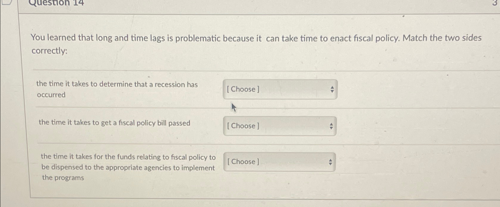 Solved You learned that long and time lags is problematic | Chegg.com