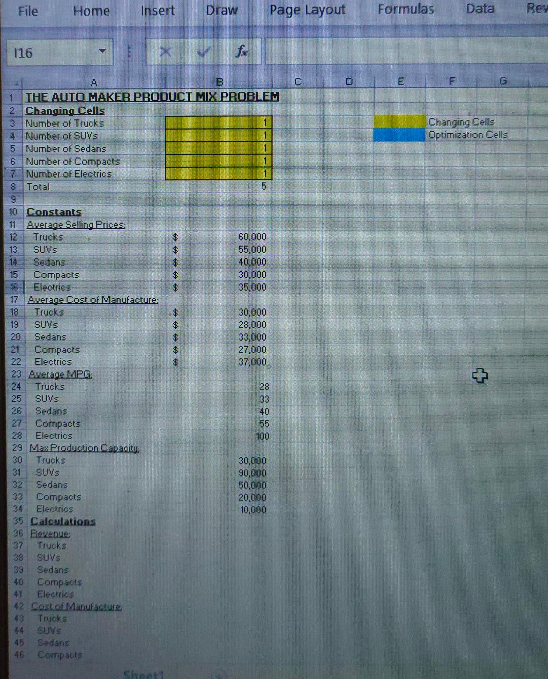 File Home Insert Draw Page Layout Formulas Data Rev | Chegg.com